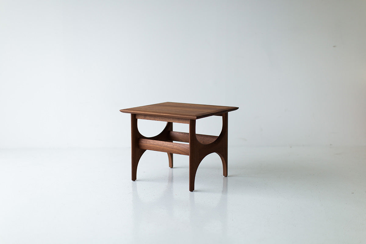 Cambre Wood Side Table | Modern Wood Side Table Walnut - 2403 | Craft ...